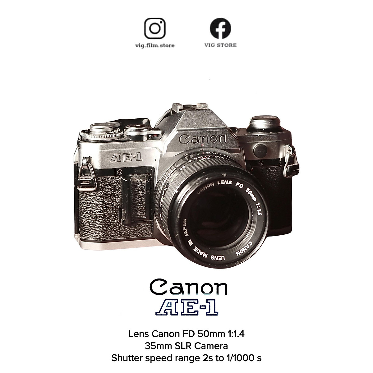 Mua máy Ảnh canon AE-1 - body kèm lens 35/70 f3.5-4.5 tại Camplus Digital