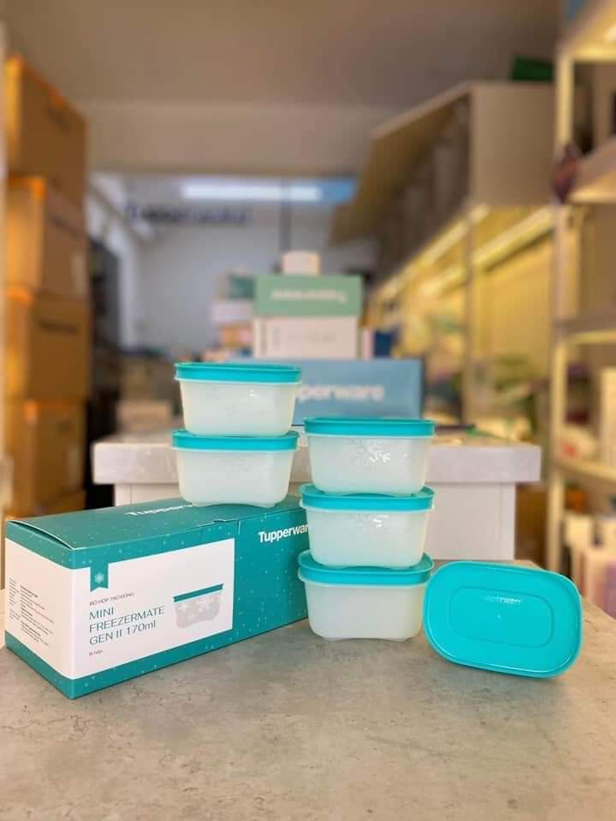 Mua Bộ hộp trữ đông mini Freezermate Gen II 170ml Tupperware - Hàng chính hãng