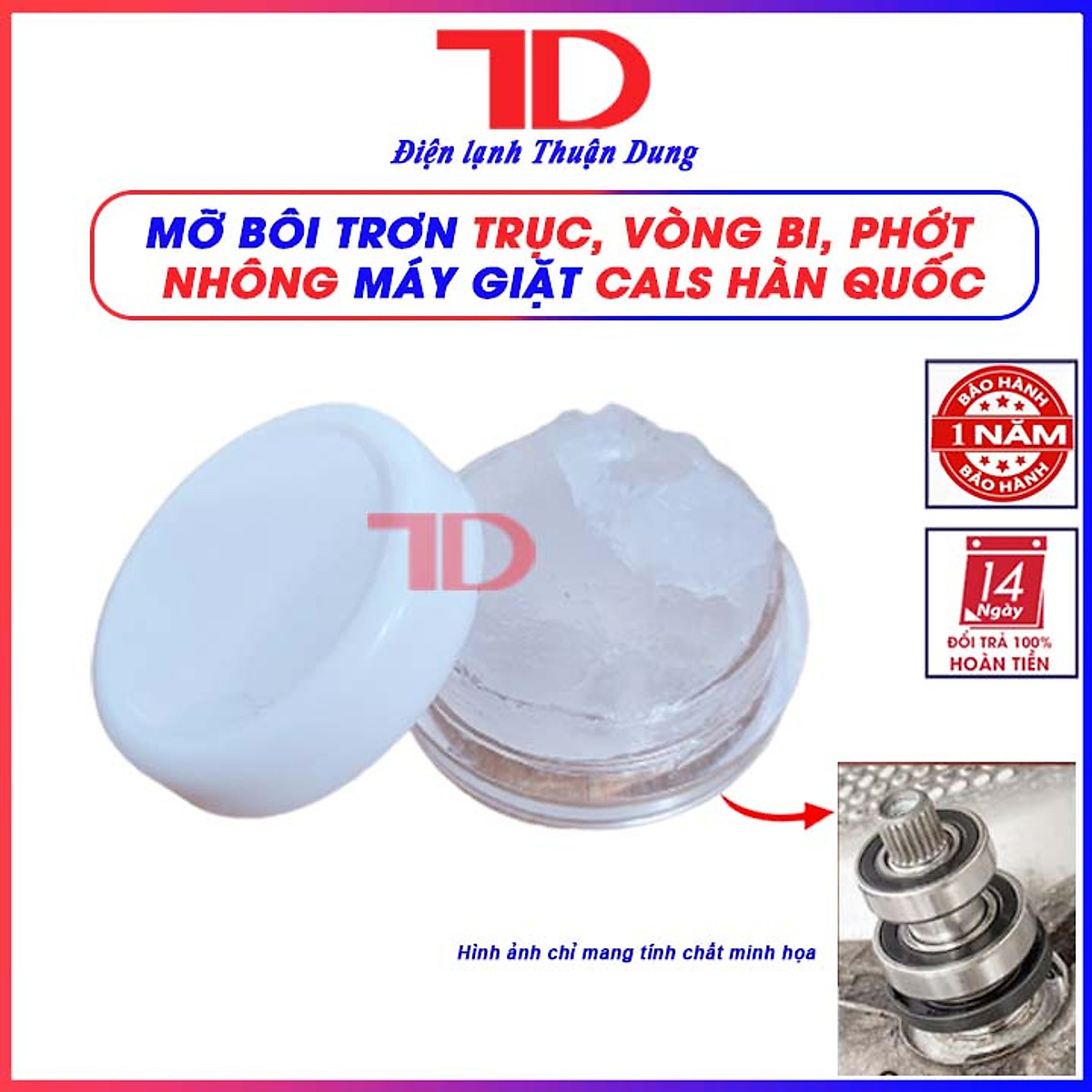 Mỡ bôi trơn trục, tra vòng bi bạc, phớt chống nước máy giặt, nhông nhựa ...