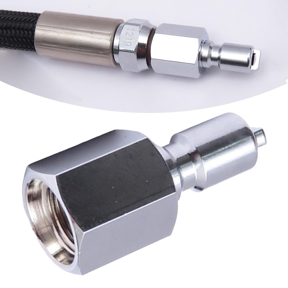 Diving Regulator Adapter Low Pressure Hose Standard Quick Connect Male End