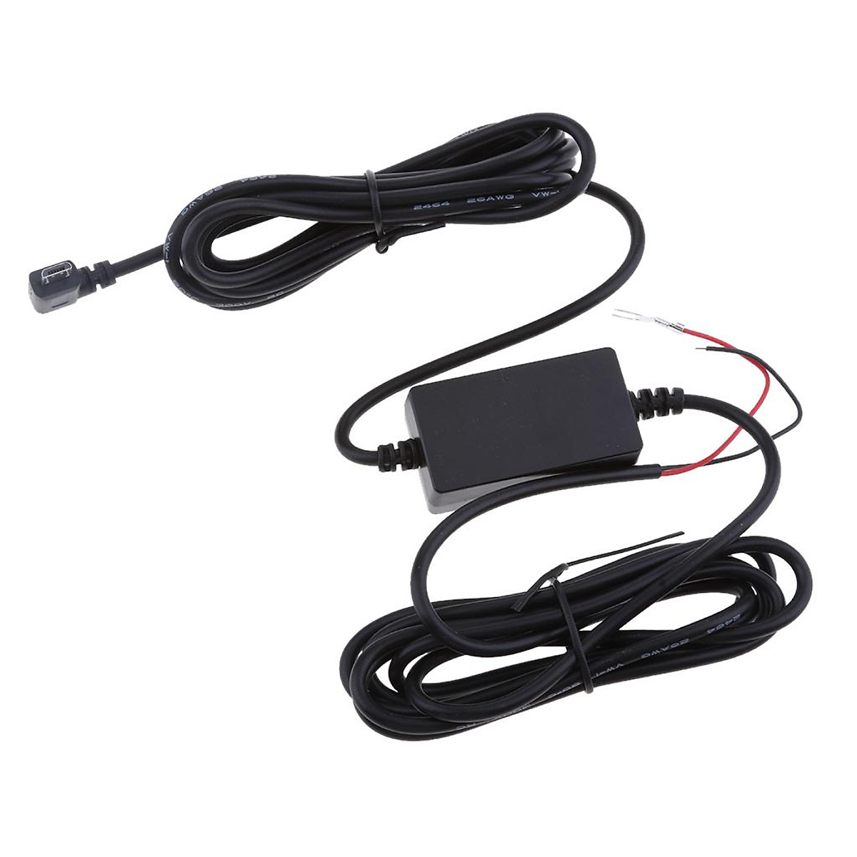 Hard Cable Hidden Wiring 5V Mini USB Auto Charger Vehicle Power Supply ...