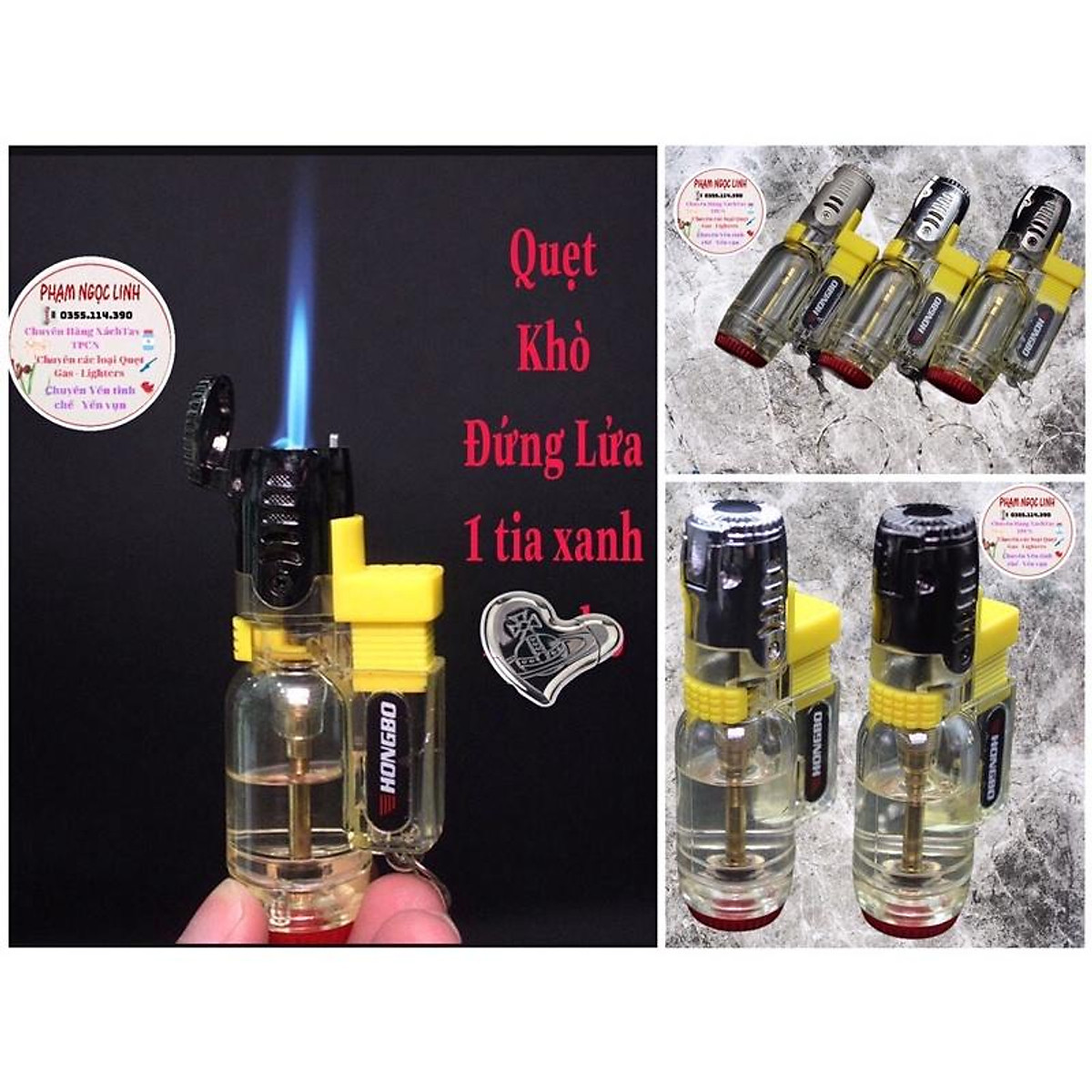 Bật lua khò | Quẹt khè đứng lua tia xanh | Tiki