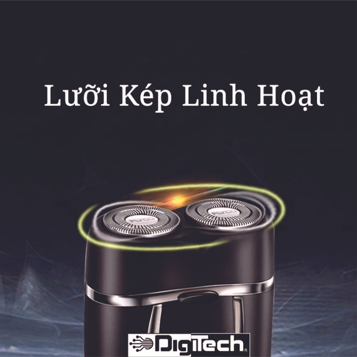 Máy Cạo Râu Mini Sử Dụng Sạc Pin Thông Minh Tiện Lợi Có Lưỡi Dao Kép ...