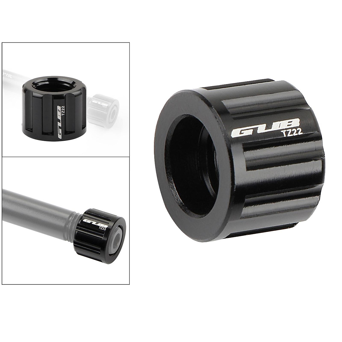 Bike Thru Axle Nuts Wheel Hub Axle 14mm Quick Release Hub Aluminum ...