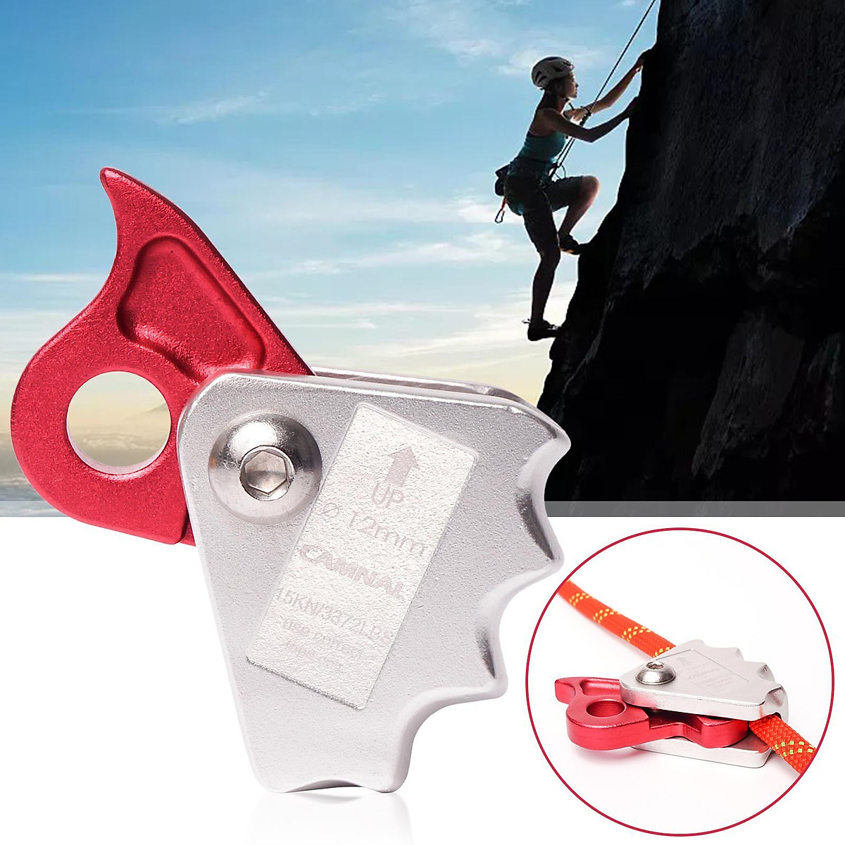 Rope Grab Ascender Fall Safety Clip for Arborist Climbers - Phụ kiện ...