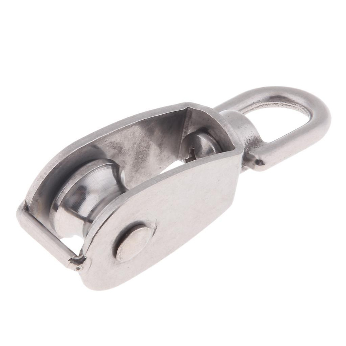 Stainless Steel Single Wheel Swivel Pulley Block Lifting Rope Pulley M15
