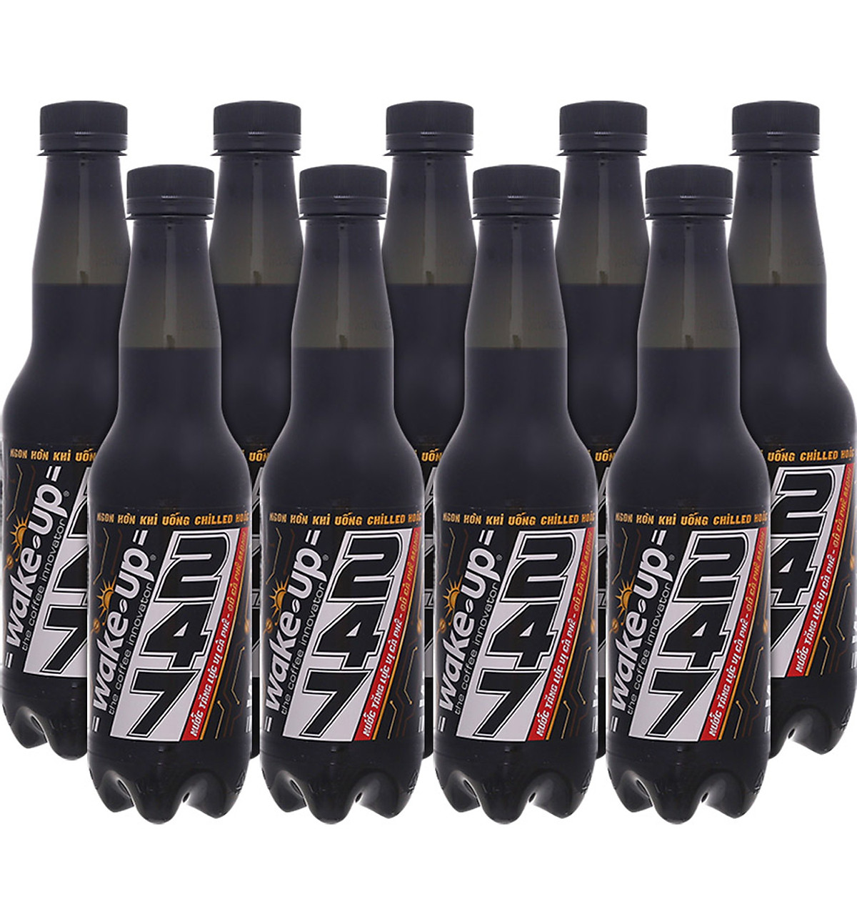 Thùng 24 Chai Nước Tăng Lực Vị Cà Phê Wake Up 247 ít đường chai 330ml ...