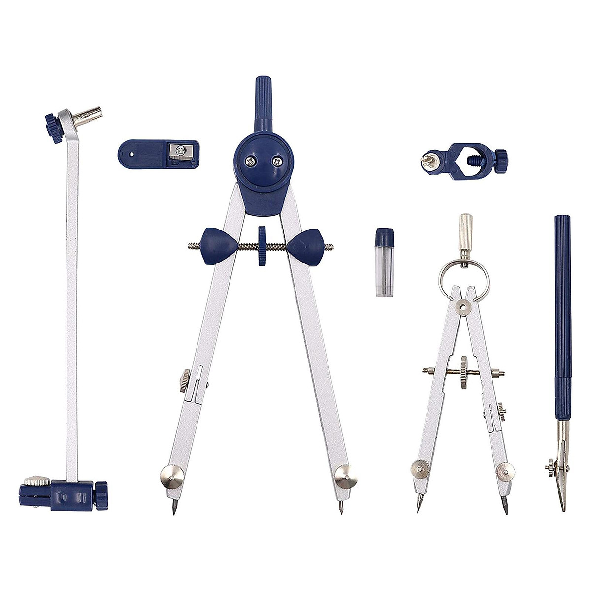 Mua 7Pack Adjustable Drawing Compass Kit Circle Drafting Engineer ...