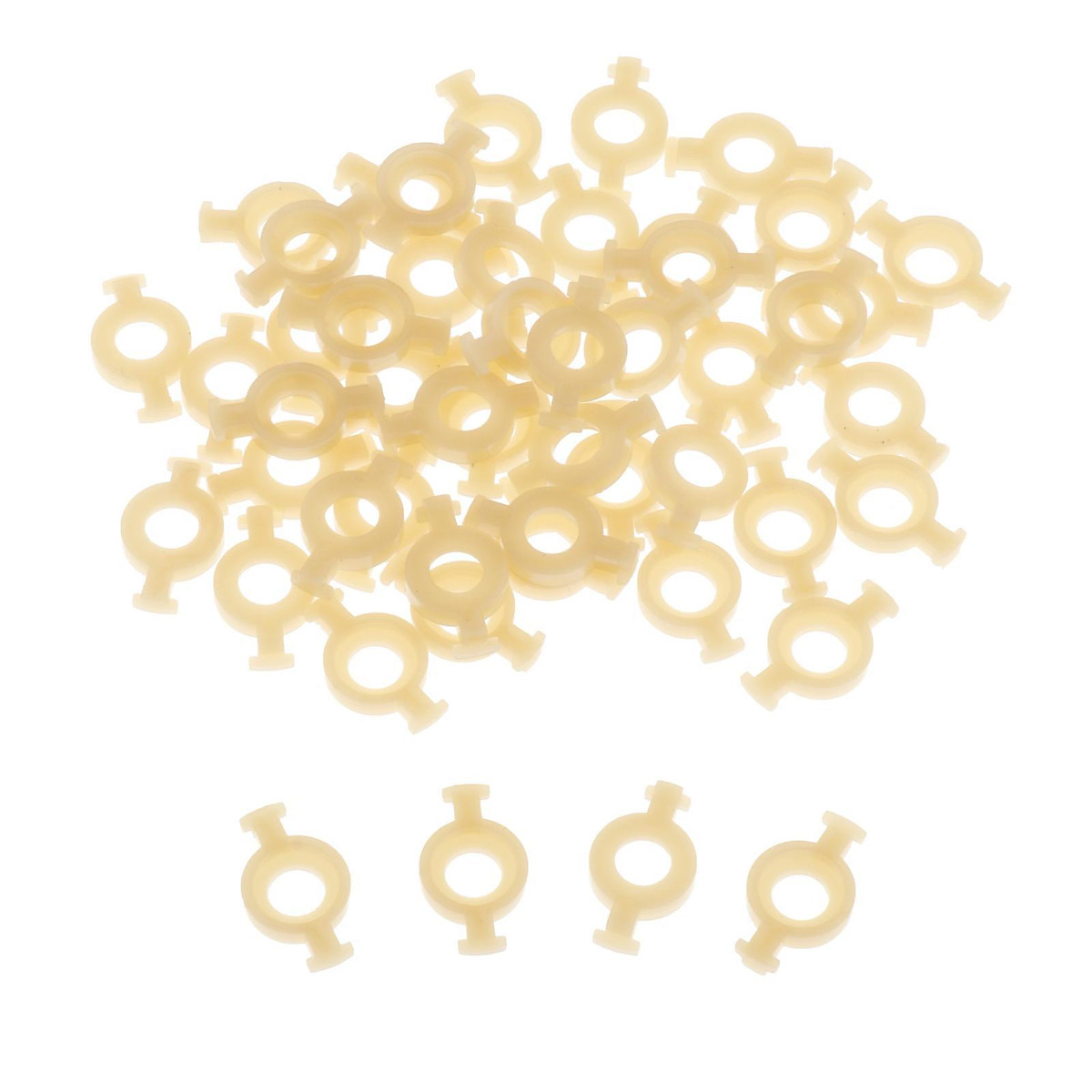 50 Pieces Plastic Trumpet Valve Guides Clip Repairing Replacement ...