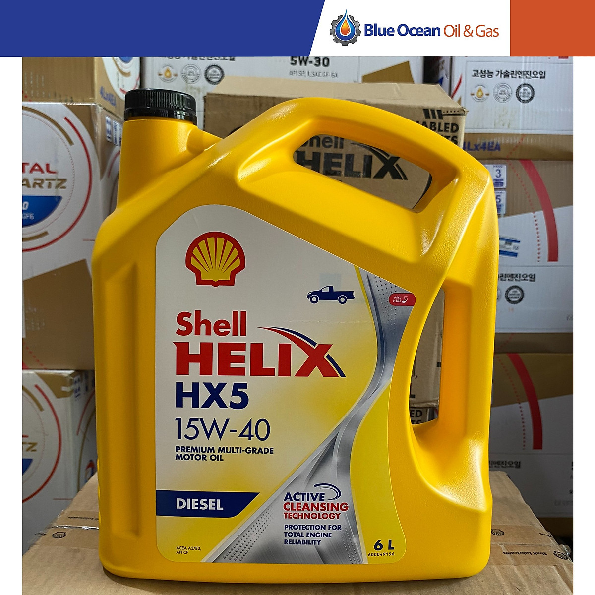 Mua Dầu Nhớt Động Cơ Diesel SHELL HELIX HX5 15W-40 6L tại BLUE OCEAN ...