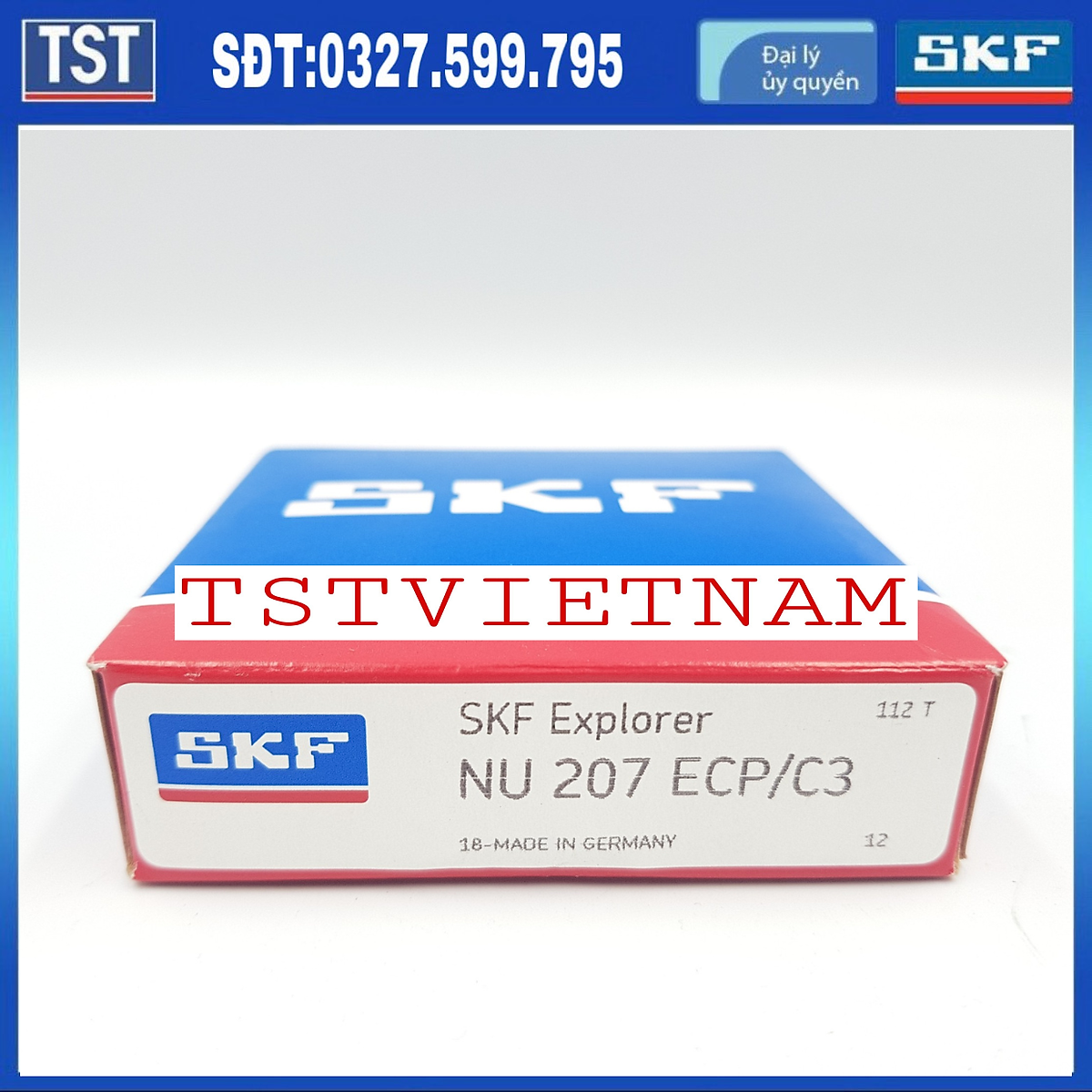 Mua Vòng bi SKF NU 207 ECP/C3 (Chính hãng 100%) tại Vòng bi TST Đại lý Toàn quốc