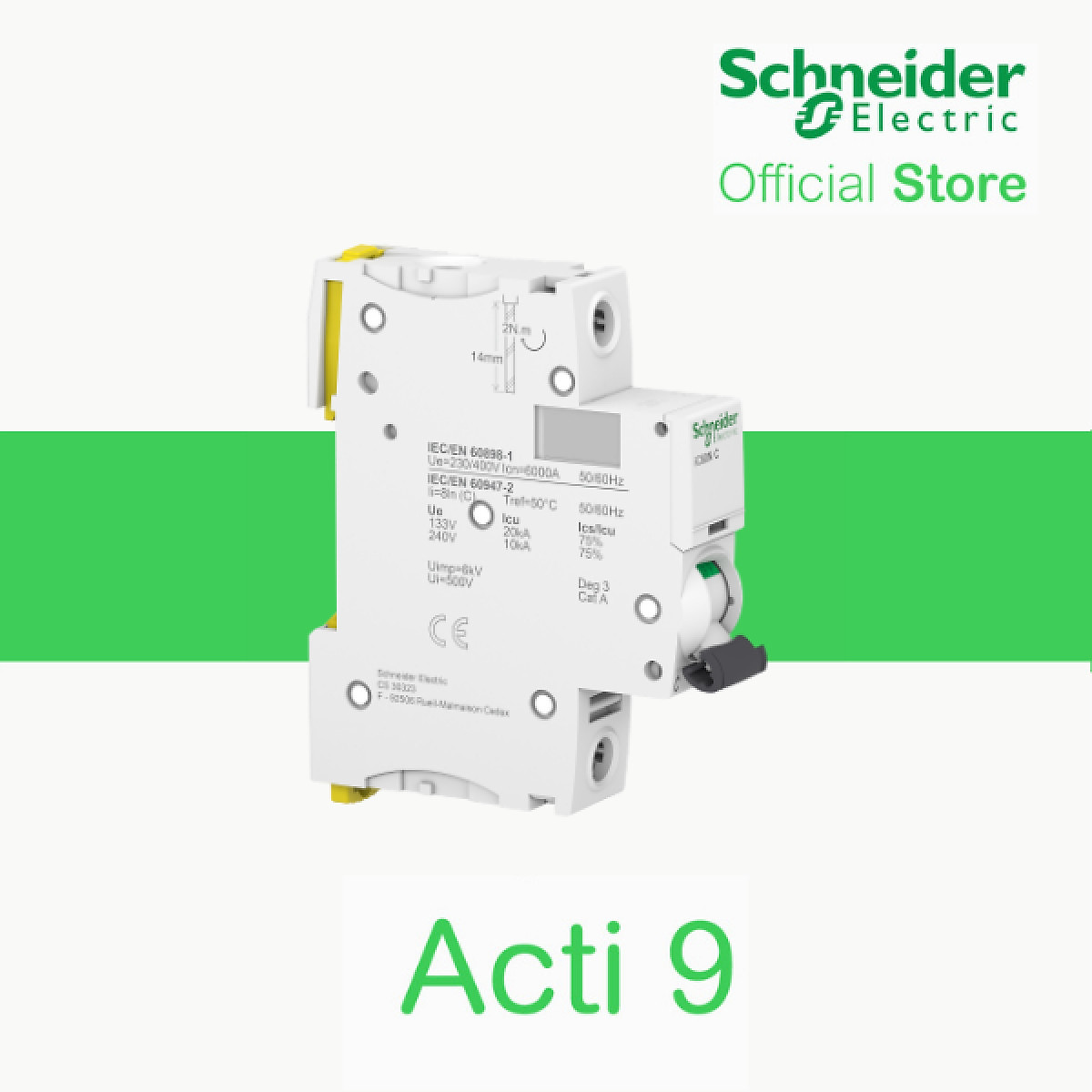 Mua MCB Acti9 IC60N 1P 40A - Schneider Electric - A9F74140