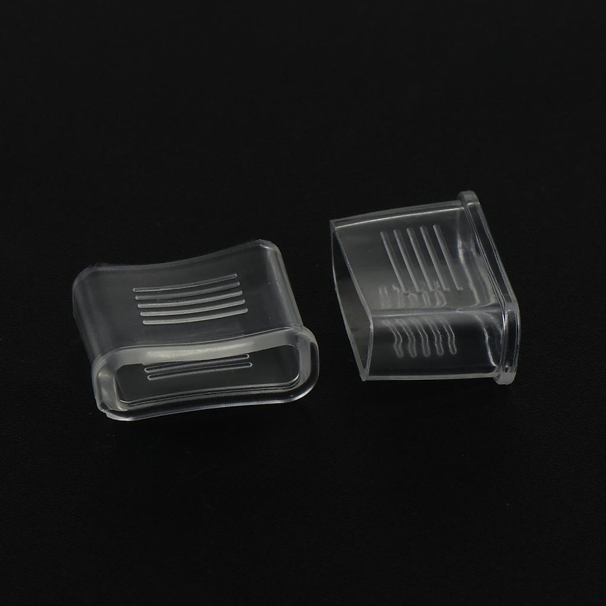 20 Pieces Referee Whistle Cover Transparent Whistle Cushioned Mouth Grip