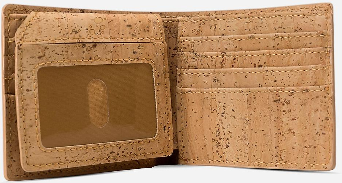 Ví nam đựng thẻ tín dụng chống sao chép dữ liệu thẻ PASSCASE WALLET kèm ngăn phụ - HGcork Corkor ...