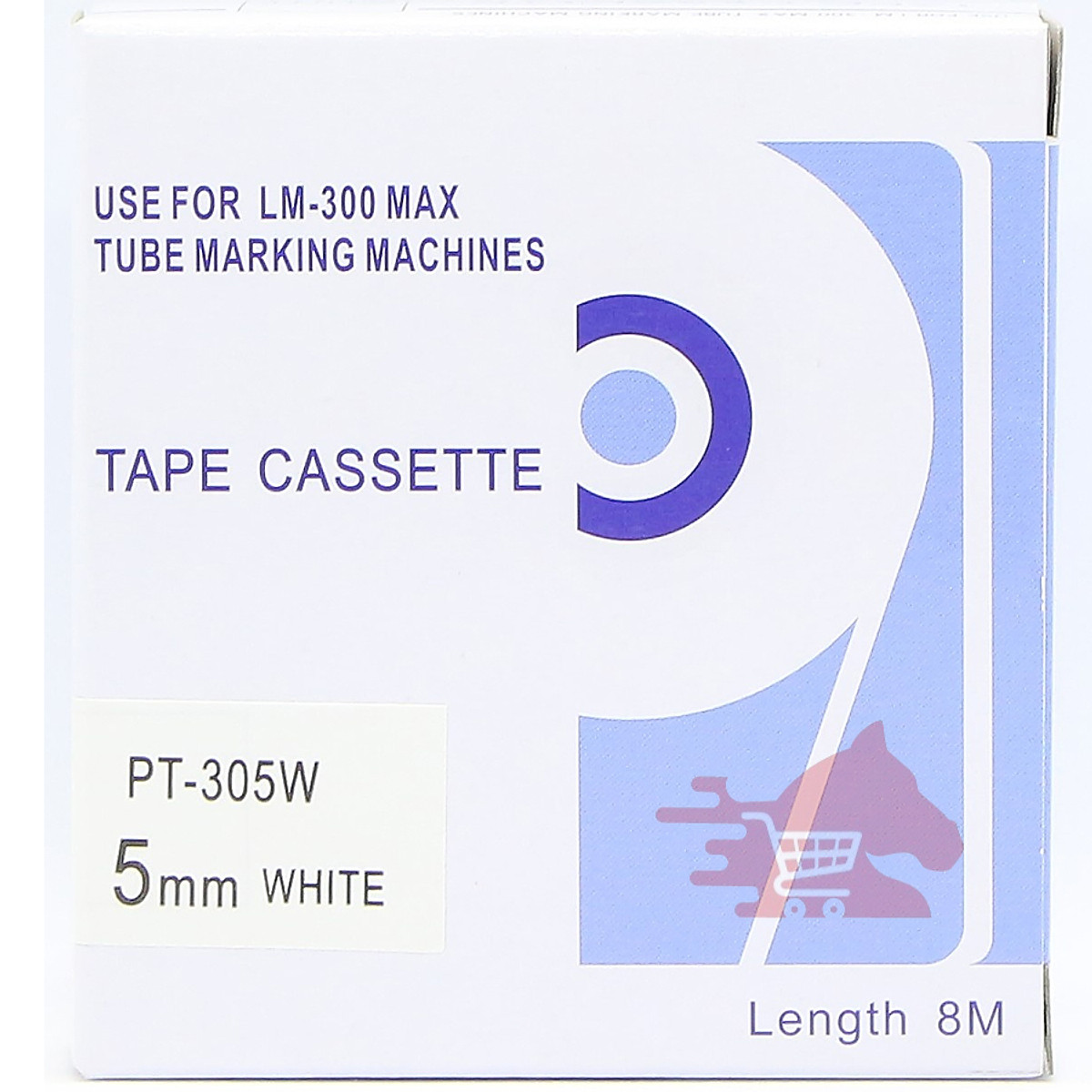 Mua Băng in nhãn Max LM-PT305W, khổ rộng 5mm, dài 8m/cái, màu trắng, sử ...