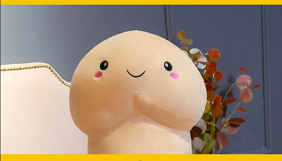 Gấu bông con ciu 1m/1m2 Gối ôm hình con ciu - Thú bông