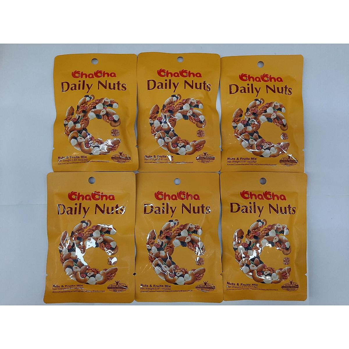 Mua Combo 6 gói hạt tổng hợp ChaCha Daily Nuts 23g