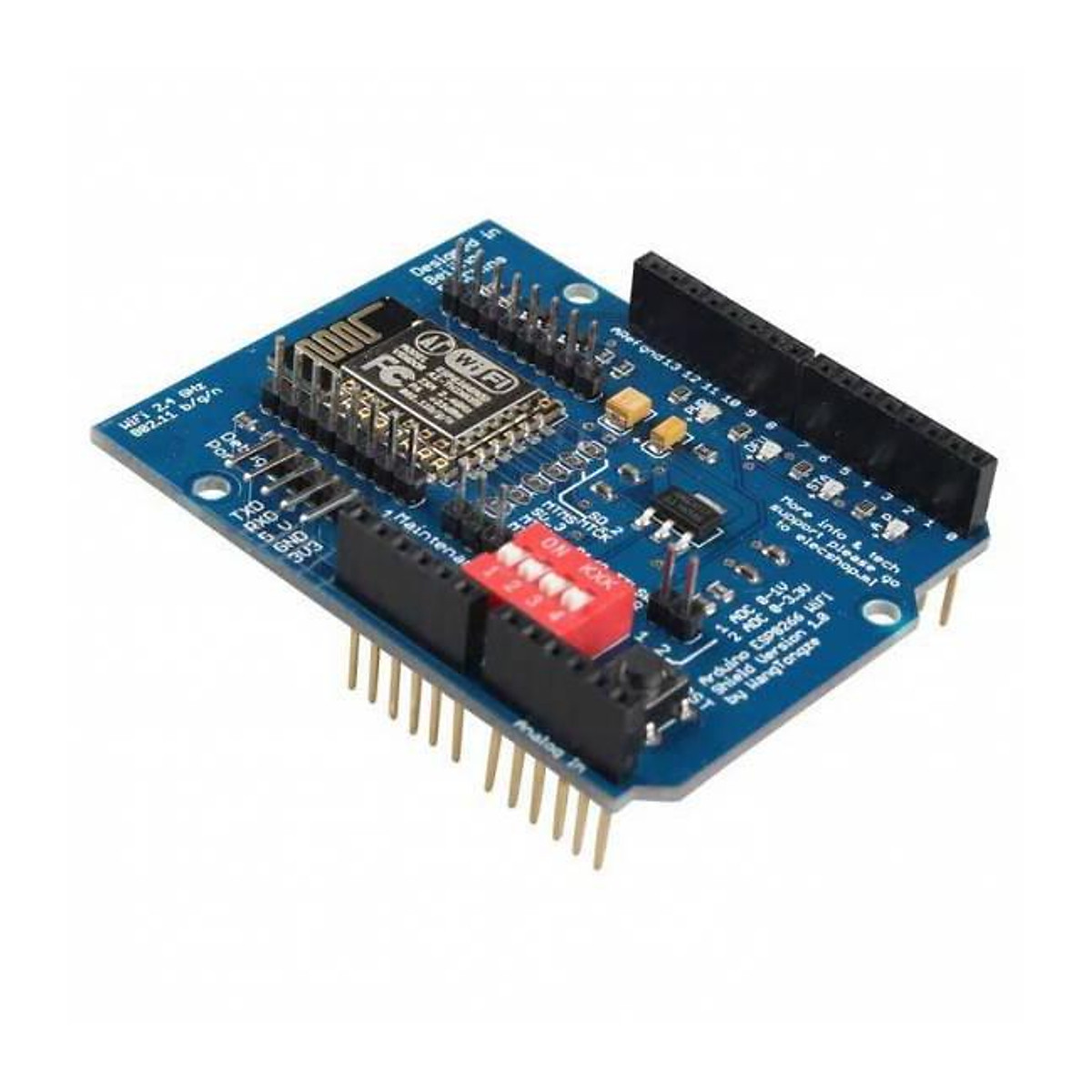 Mạch Shield Arduino Uno R3 Mega Esp8266 Wifi Esp 12e Mở Rộng Chân Giao Tiếp Wifi