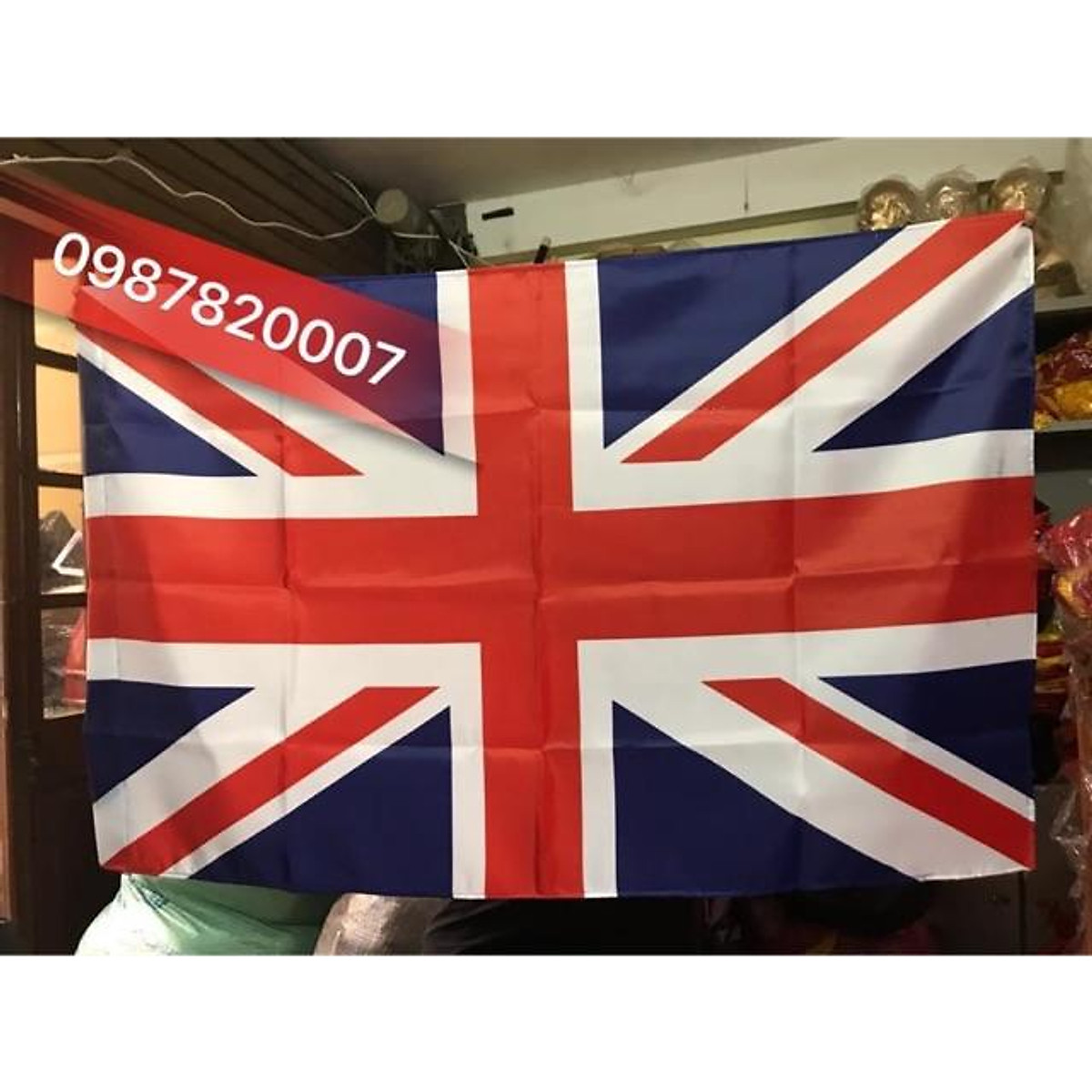 Mua Cờ Anh 70x105cm tại Xưởng may cờ Thành Công