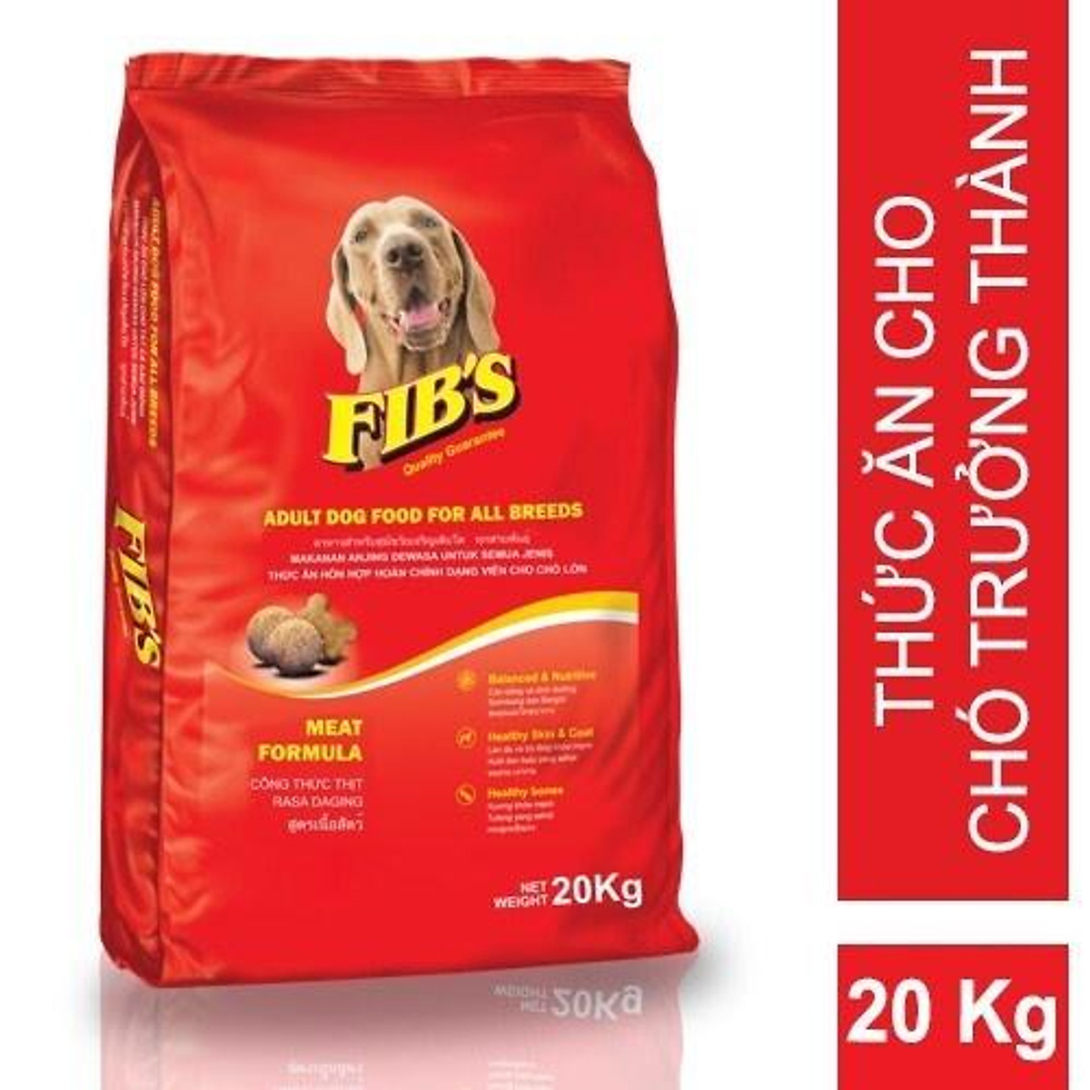 Mua Thức ăn hạt khô cho chó lớn trưởng thành FIB'S 20kg xá XK