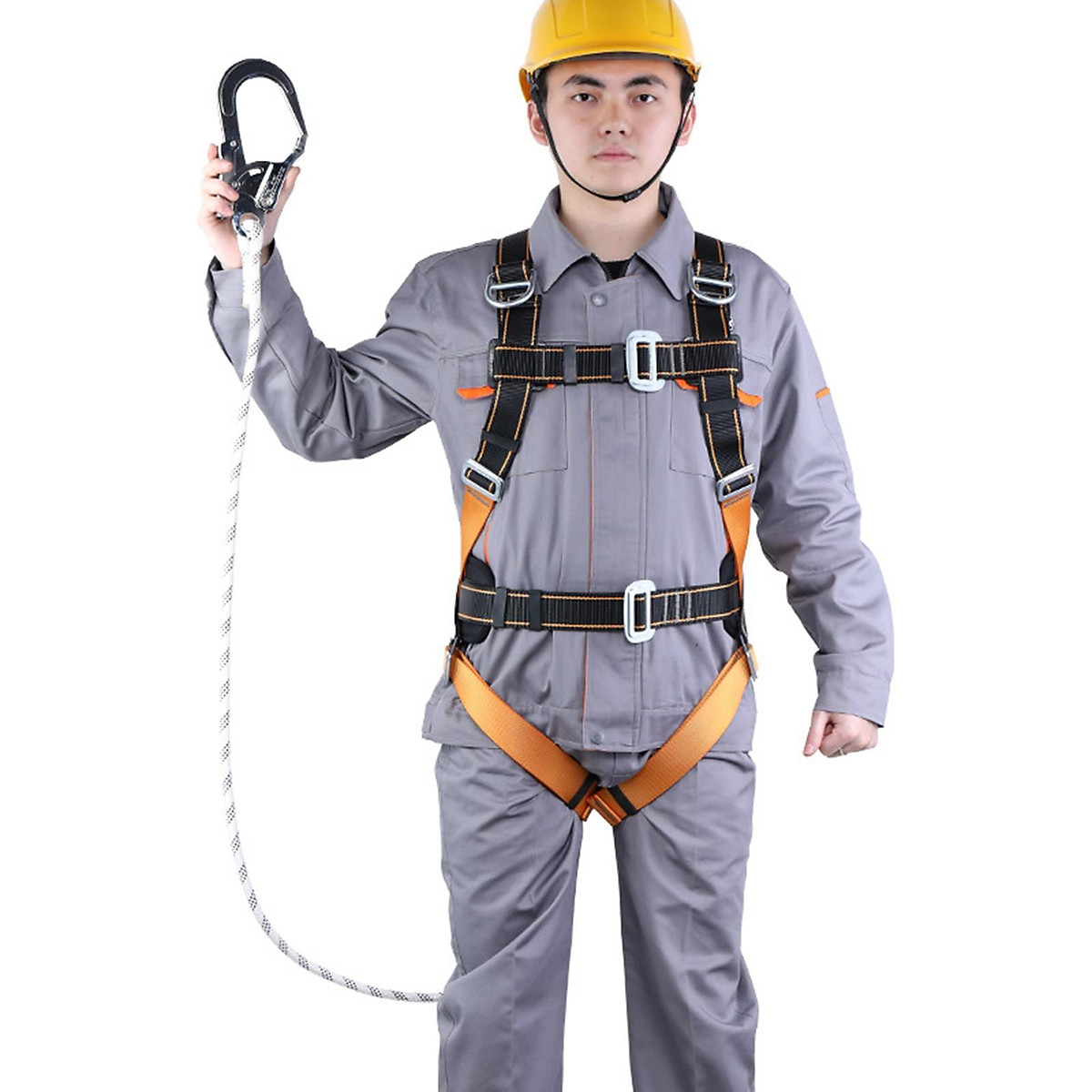 Full-Body Climbing Harness Safety Harness Fall Protection for Outdoor ...