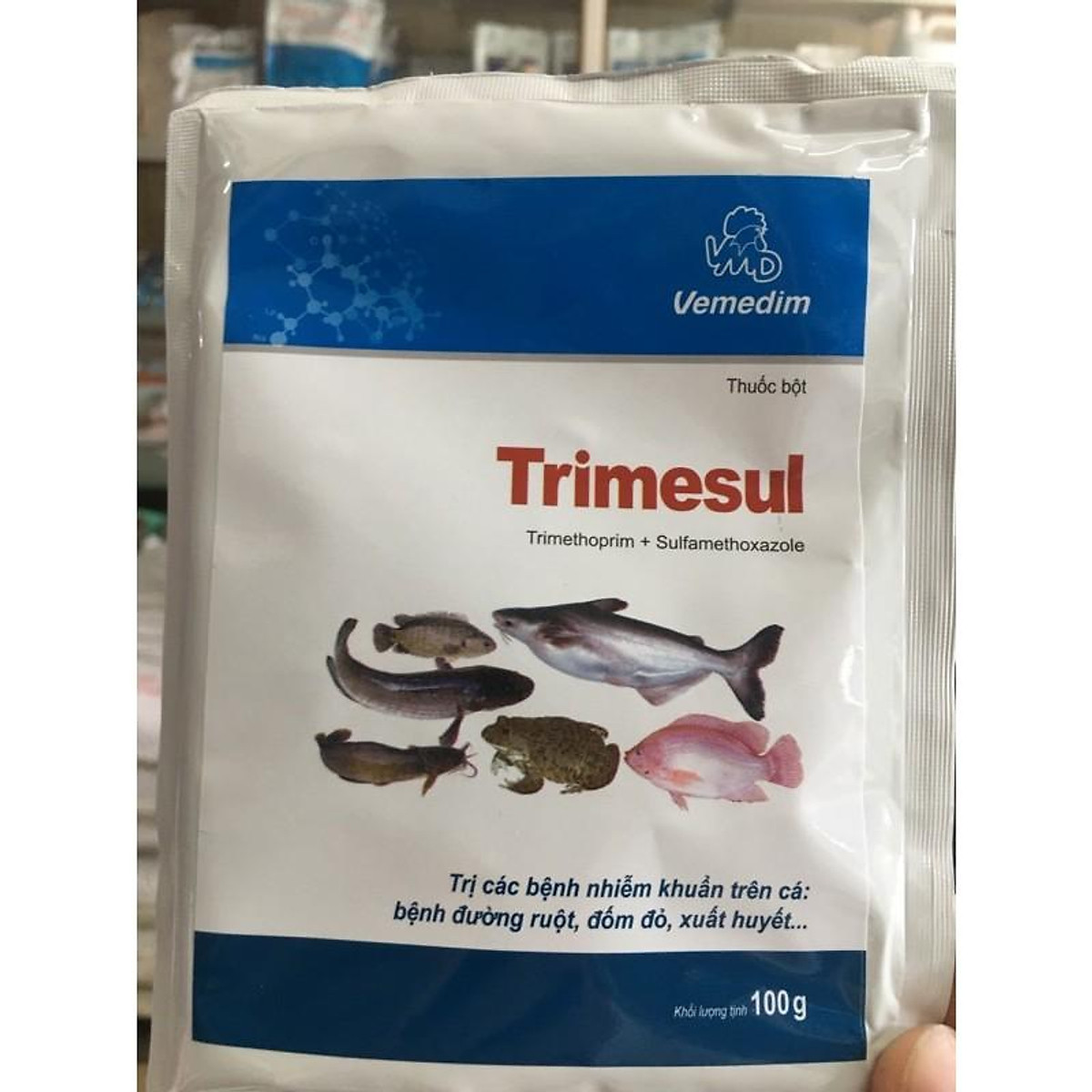 trimesul,bệnh đường ruột,đốm đỏ, xuất huyết trên cá 100g/gói | Tiki