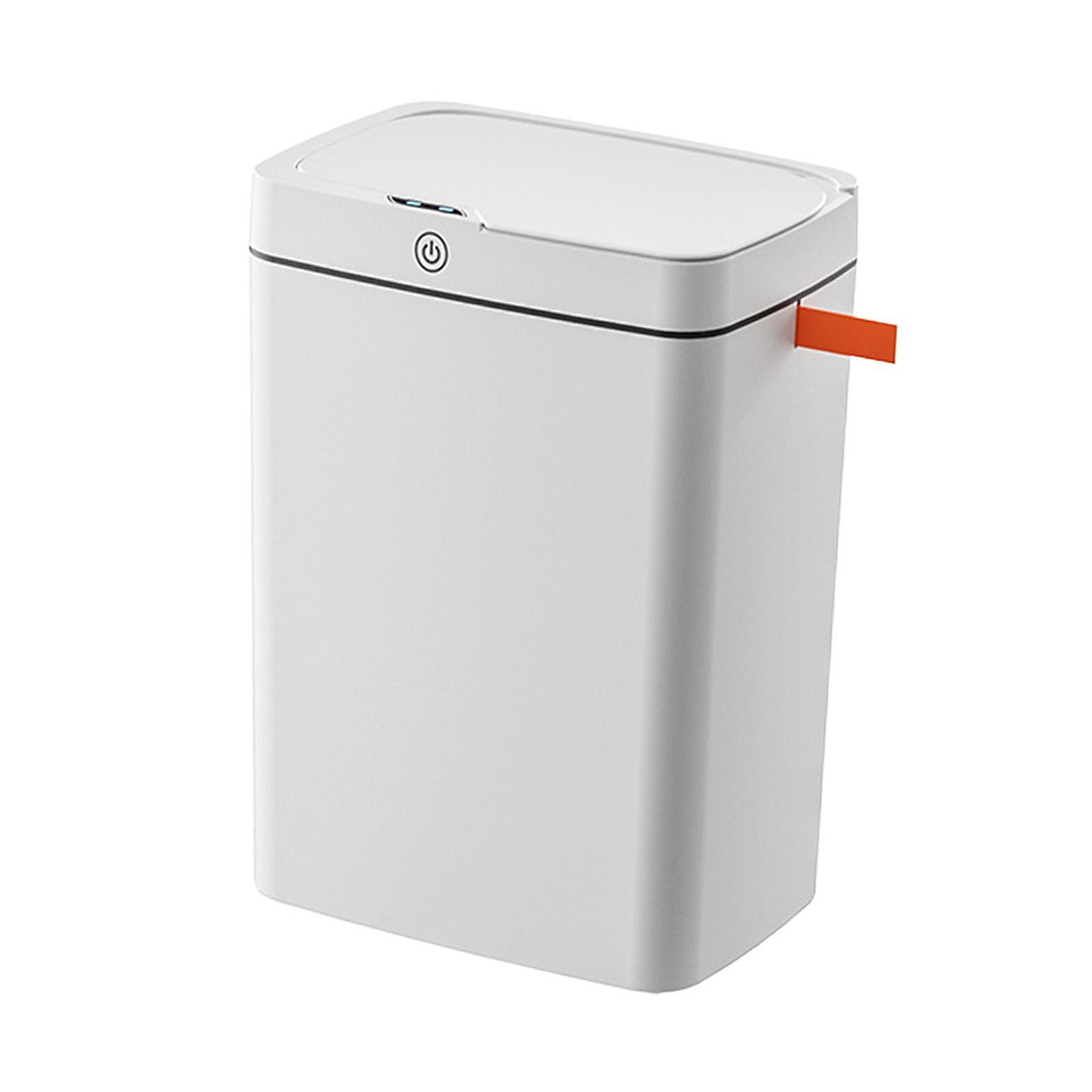 Intelligent Sensor Touchless Narrow Trash Can 18L White Silent Opening ...