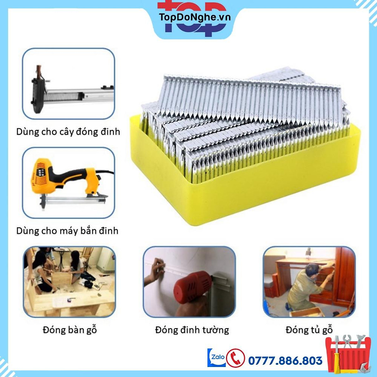 Đinh đóng tường ST18 cho máy bắn đinh và dụng cụ đóng đinh bê tông ...