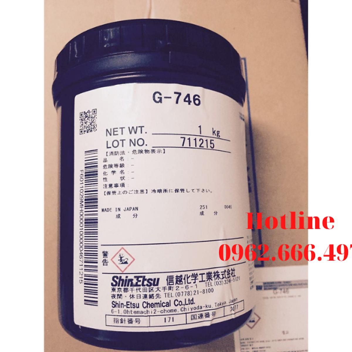 Mua Mỡ chịu nhiệt Shinetsu G-746 - 1kg tại Keo mỡ công nghiệp