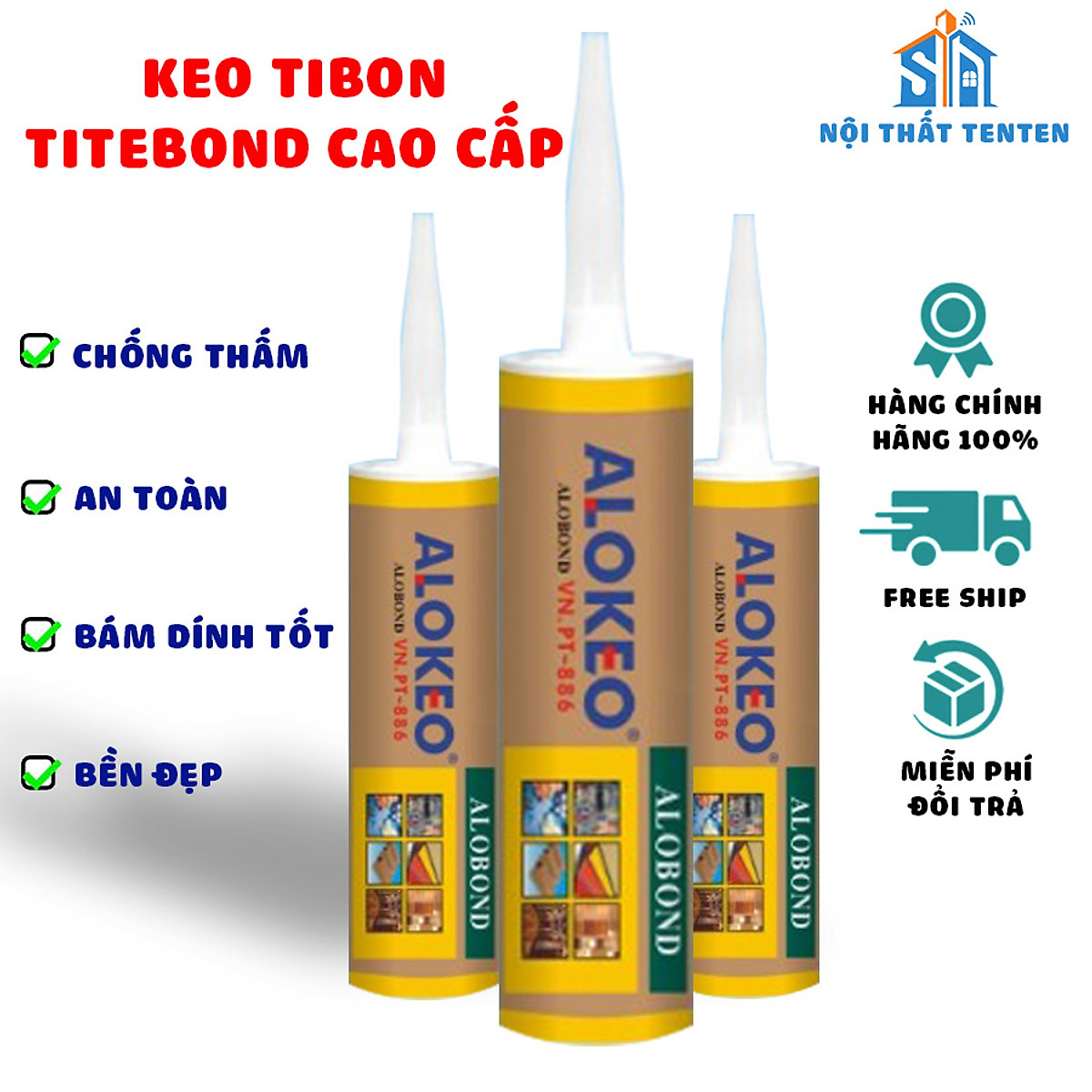 Keo tibon titebond cao cấp- Keo dán xây dựng đa năng | Gia Dụng Tiện Ích