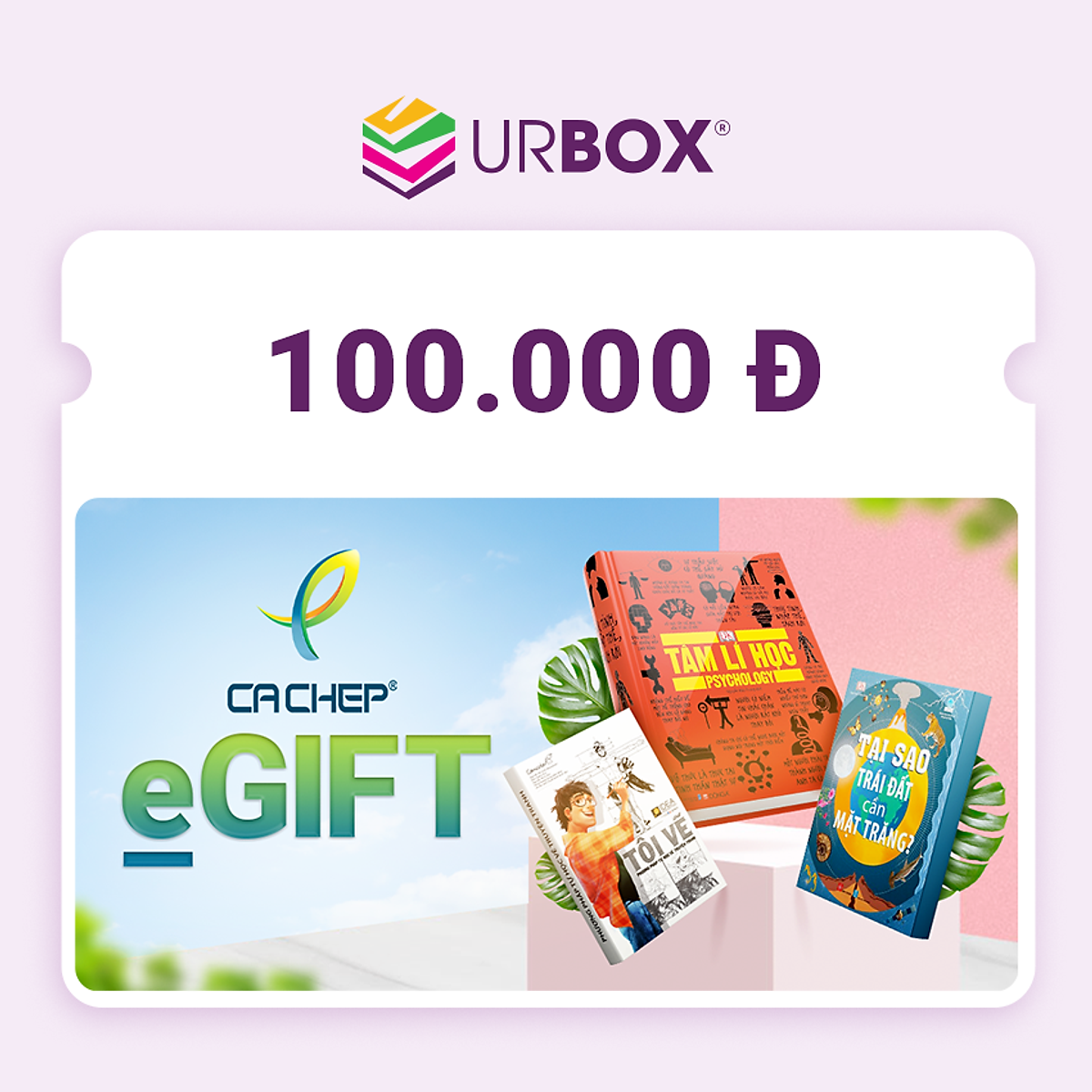 Mua voucher, dịch vụ [Nhà Sách Cá Chép - UrBox] EVoucher mệnh giá 100 ...