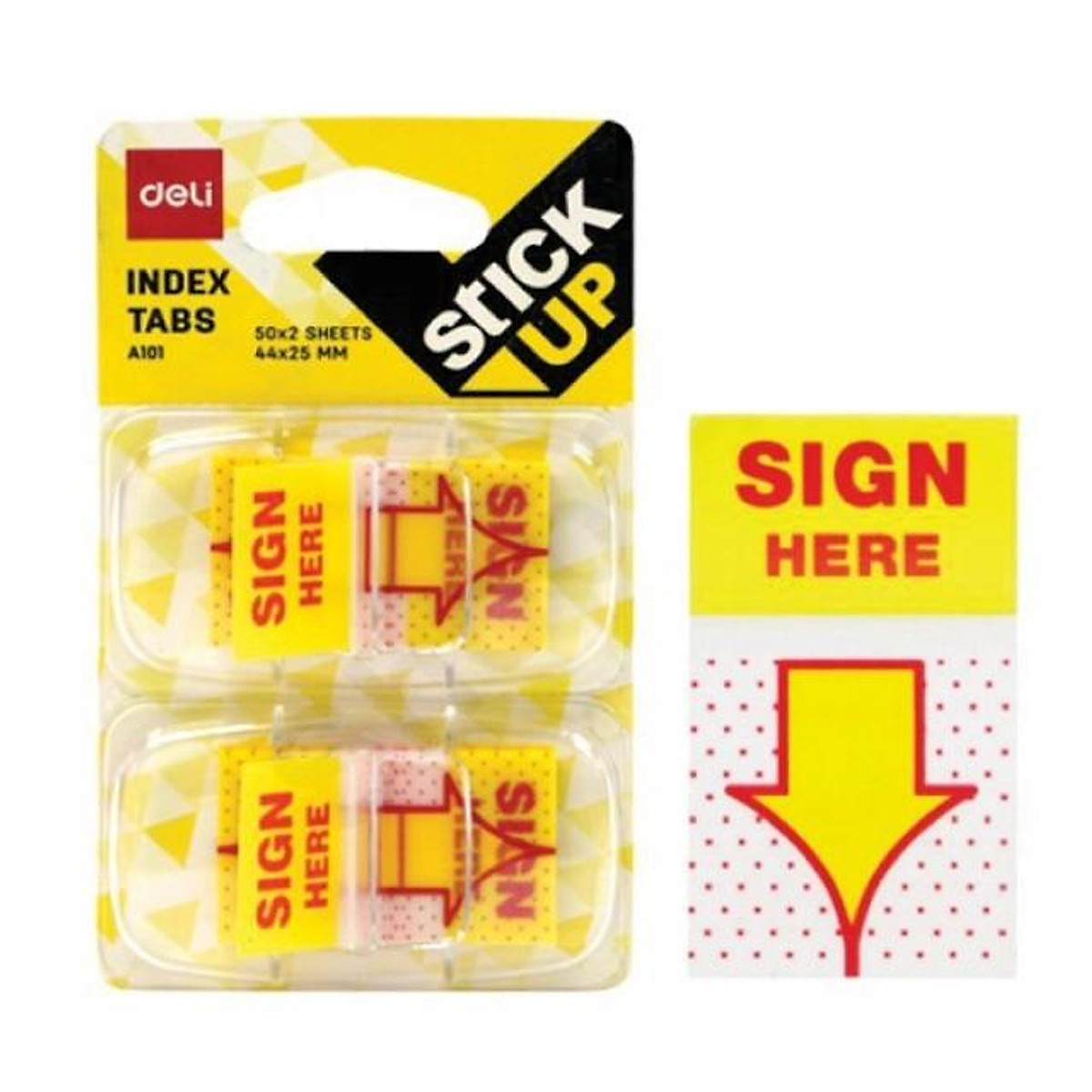 Mua Miếng dán trình ký Sign here Deli A101 tại Homecare247