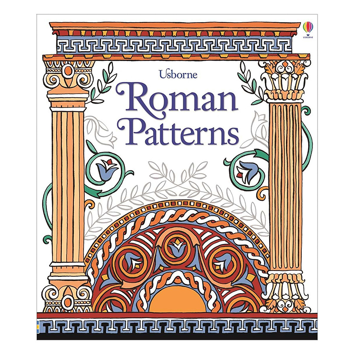 Usborne Roman Patterns to Colour | Tiki