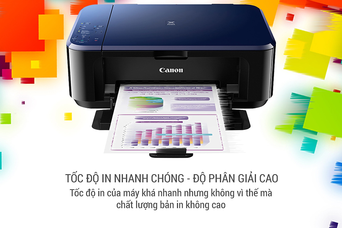 Máy In Phun Màu Đa Năng Canon PIXMA E560 - Hàng Chính Hãng - Máy In Phun