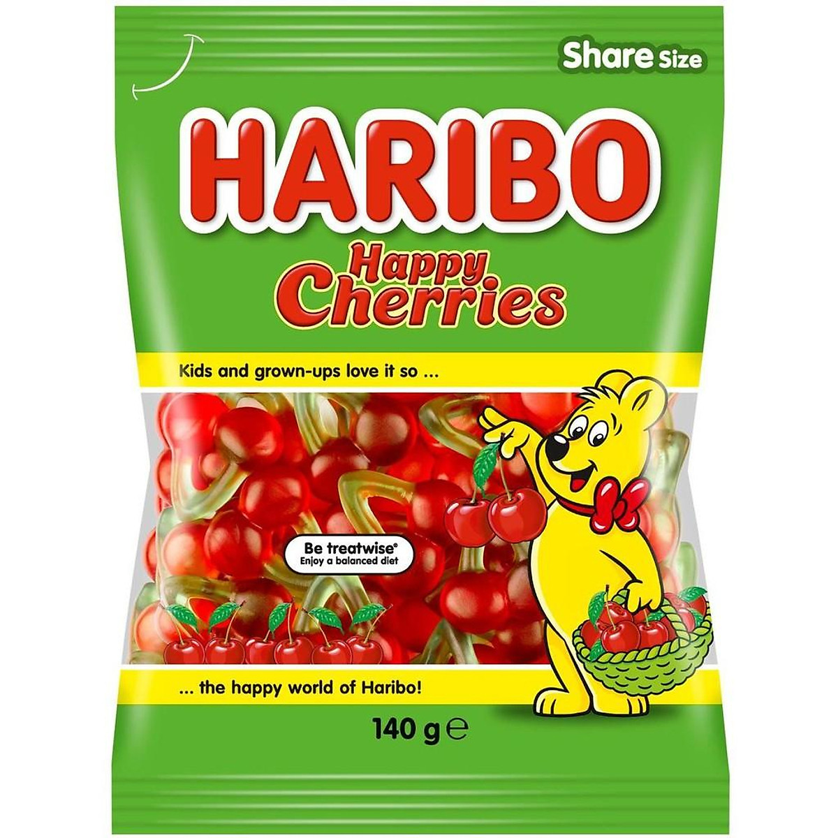 (6 loại) Kẹo dẻo Haribo gói 80gr - Kẹo dẻo