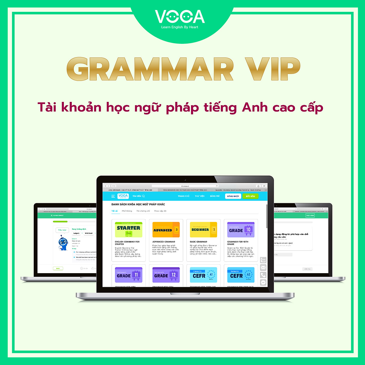 GRAMMAR VIP: Tài khoản học Ngữ pháp tiếng Anh online trên VOCA.VN - Hơn 20+ khoá học ngữ pháp ...