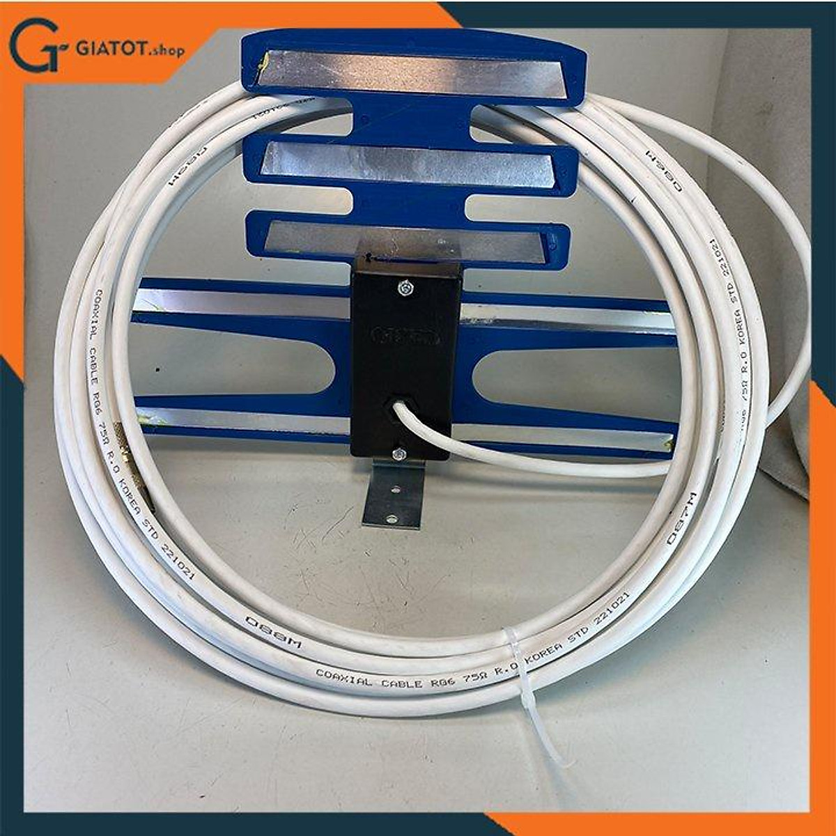 Mua Anten tivi kỹ thuật số DVB T2 ngoài trời - 12m dây cáp - Jack nối ...