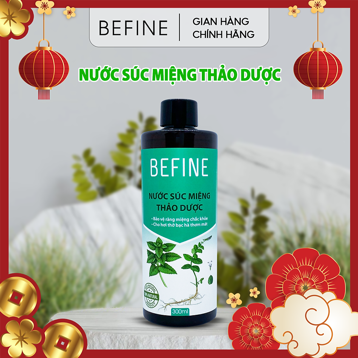 Mua Nước súc miệng thảo dược Befine 300ml tại Befine Official