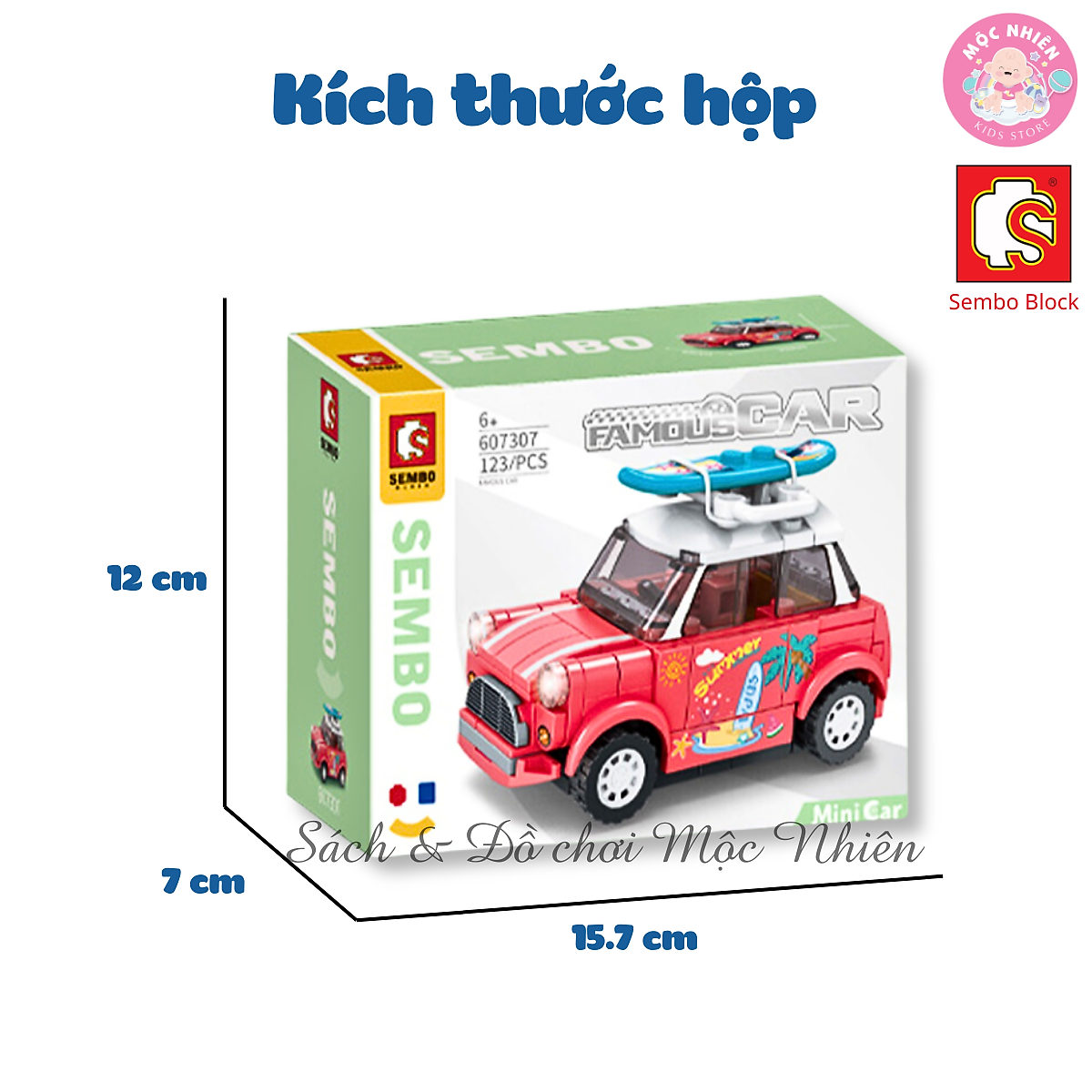Đồ chơi lắp ráp xếp hình SEMBO BLOCK Famous Car - Xe mini đáng yêu ...