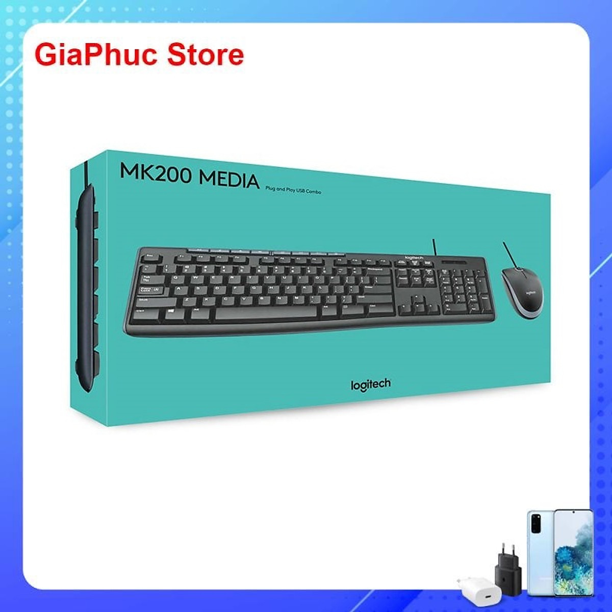 Mua Bộ bàn phím Và Chuột Logitech MK200 Có Dây -Hàng chính hãng tại ...