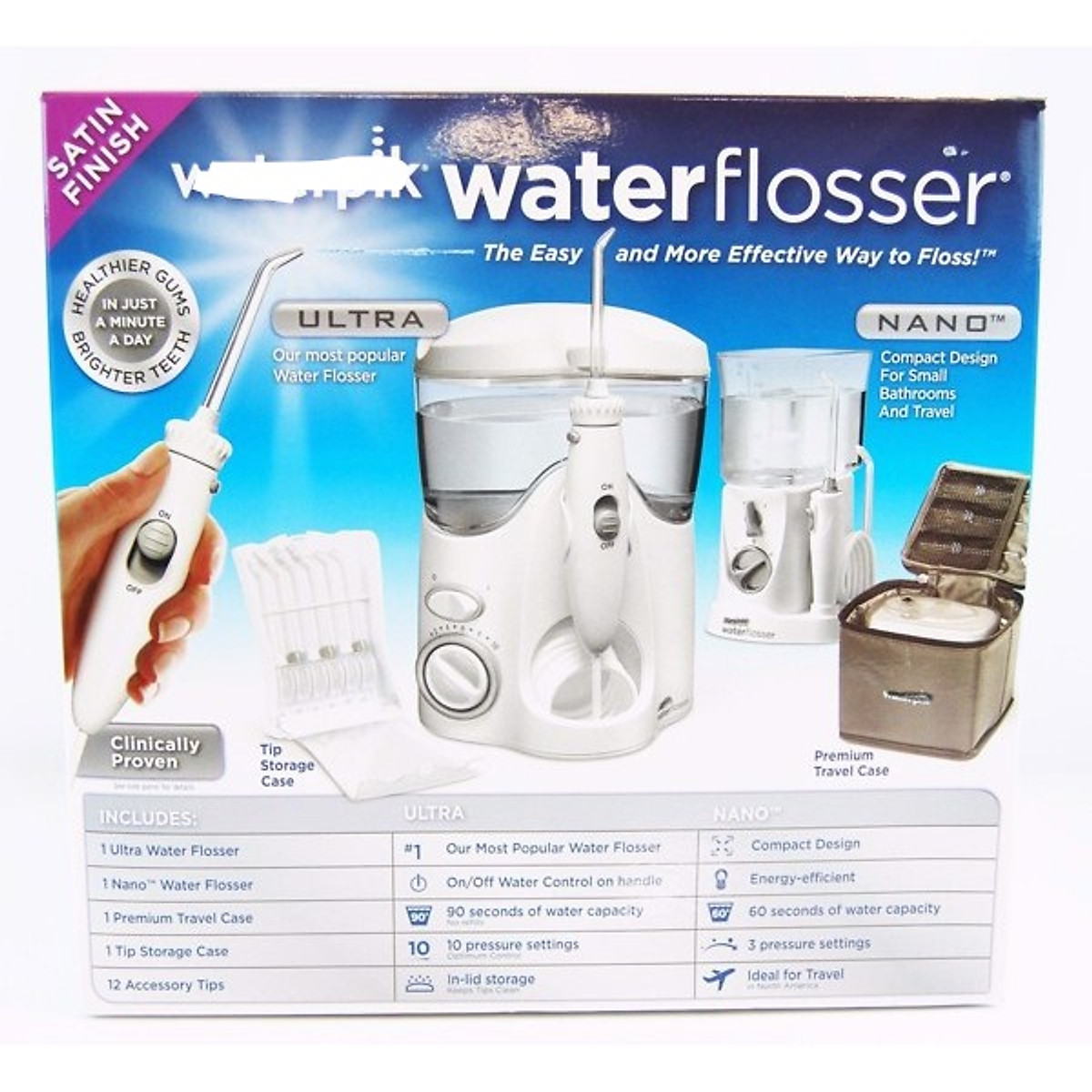 Mua Set 2 Máy Tăm nước Waterpik Ultra Water Flosser Ultra & Nano 42120 ...