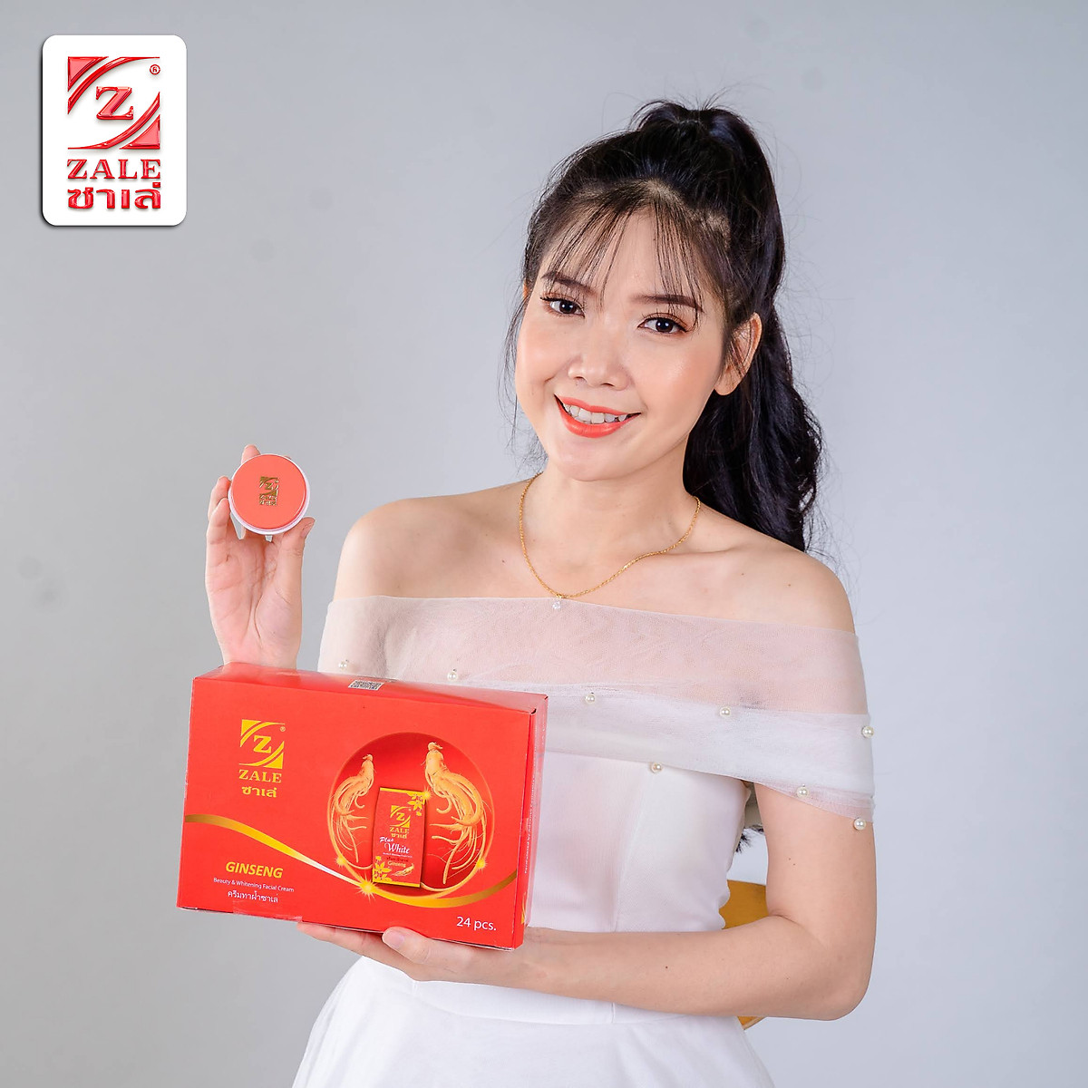 Kem Dưỡng Trắng Da Z Zale ĐỎ NhÂn SÂm 6g Tẩy Nám Tàn Nhang Che Khuyết