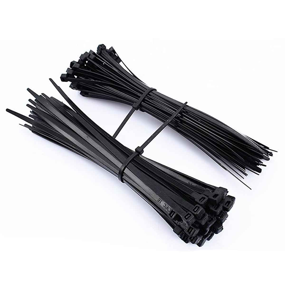 100x Self-locking Electric Nylon Cable Wire Cord Zip Tie 4 Sizes ...