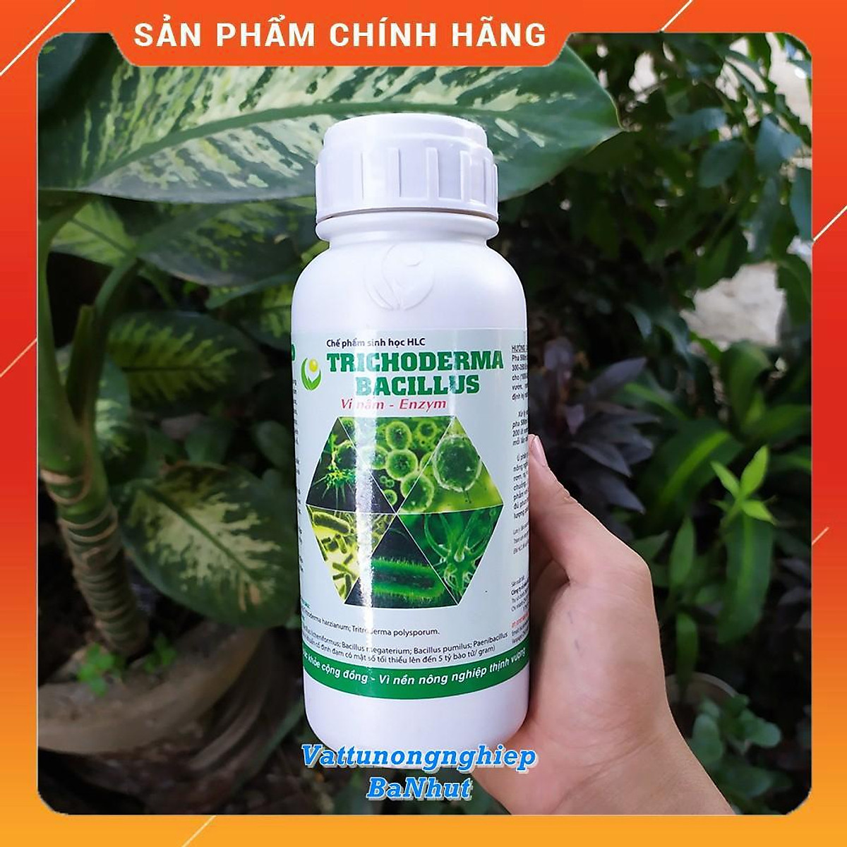 Mua Chế Phẩm Sinh Học TRICHODERMA BACILLUS HLC (Dạng Nước) 500ML - Ủ ...
