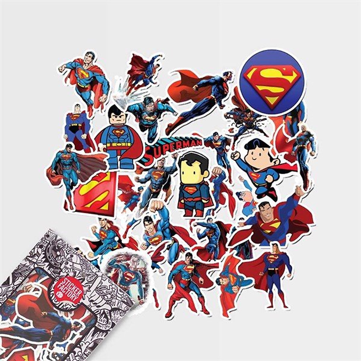 Mua Superman - Set 30 sticker hình dán