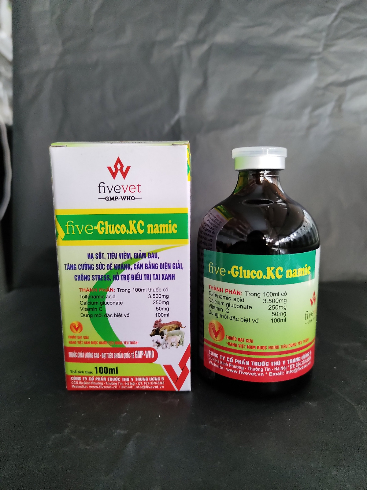 Five Gluco.KC hạ sốt tiêu viêm,giảm đau,tăng cường sức đề kháng,cân ...