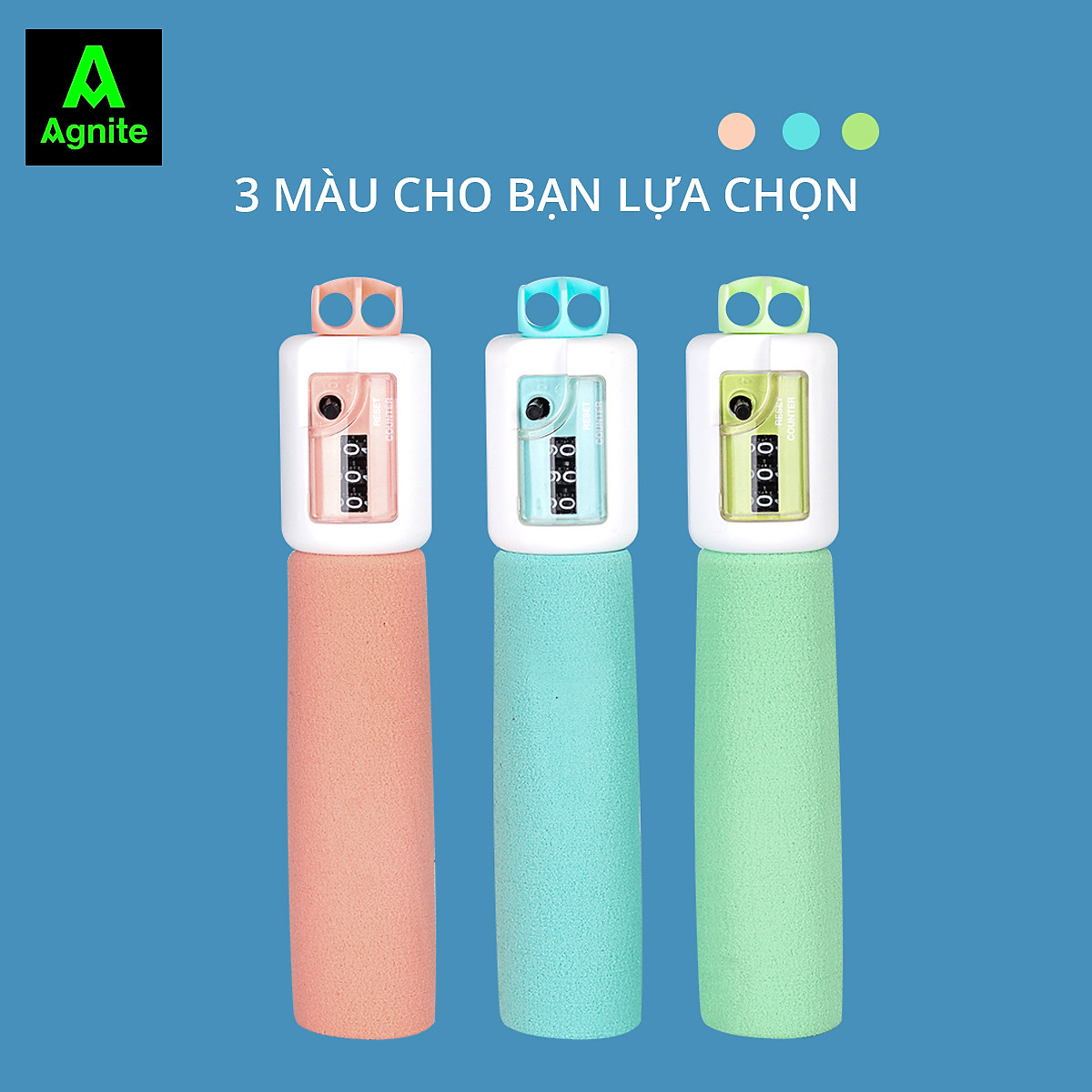 Dây nhảy thể dục sợi đan đếm số tự động Agnite - Chất lượng chuyên ...