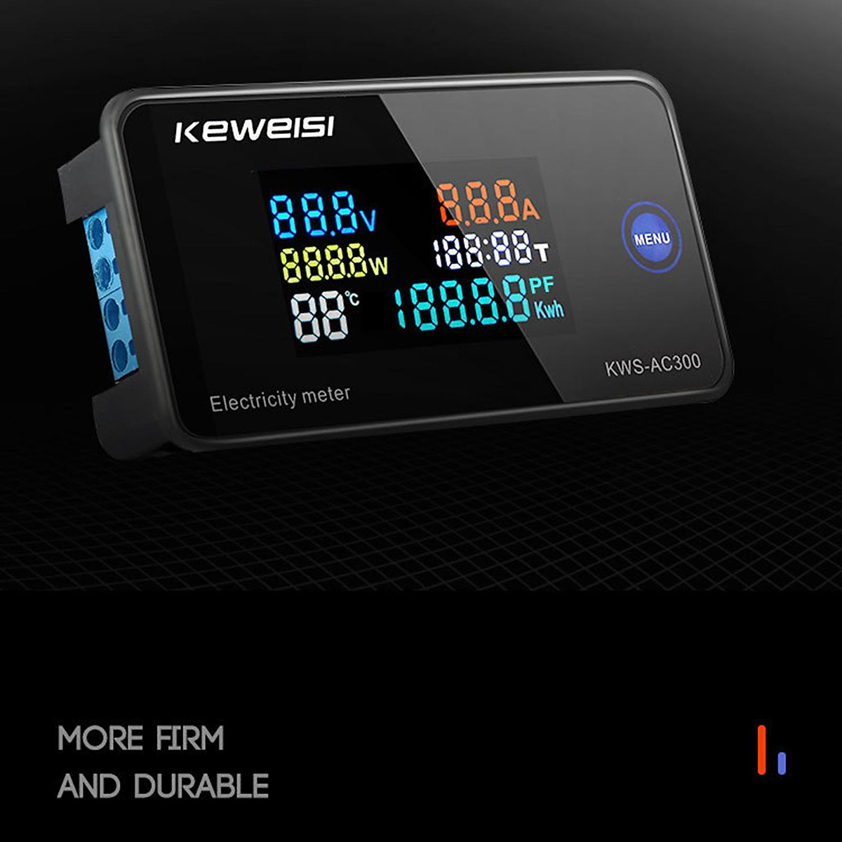 Electricity Meter Digital Ampermeter Voltmeter Timing Usage Monitor - Tivi