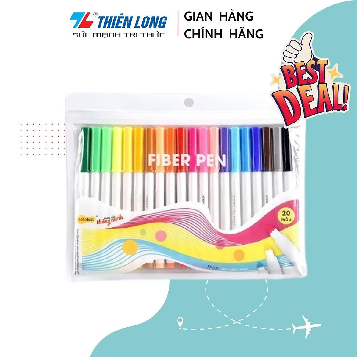 Bút lông màu Fiber Pen Colokit FP-C03 - Bút Lông Màu