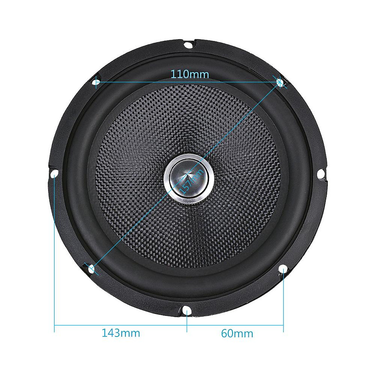 AIYIMA 6,5 inch loa âm trầm trung gian của nhà hát 4 8 ohm 60W âm thanh loa âm thanh sợi thủy ...